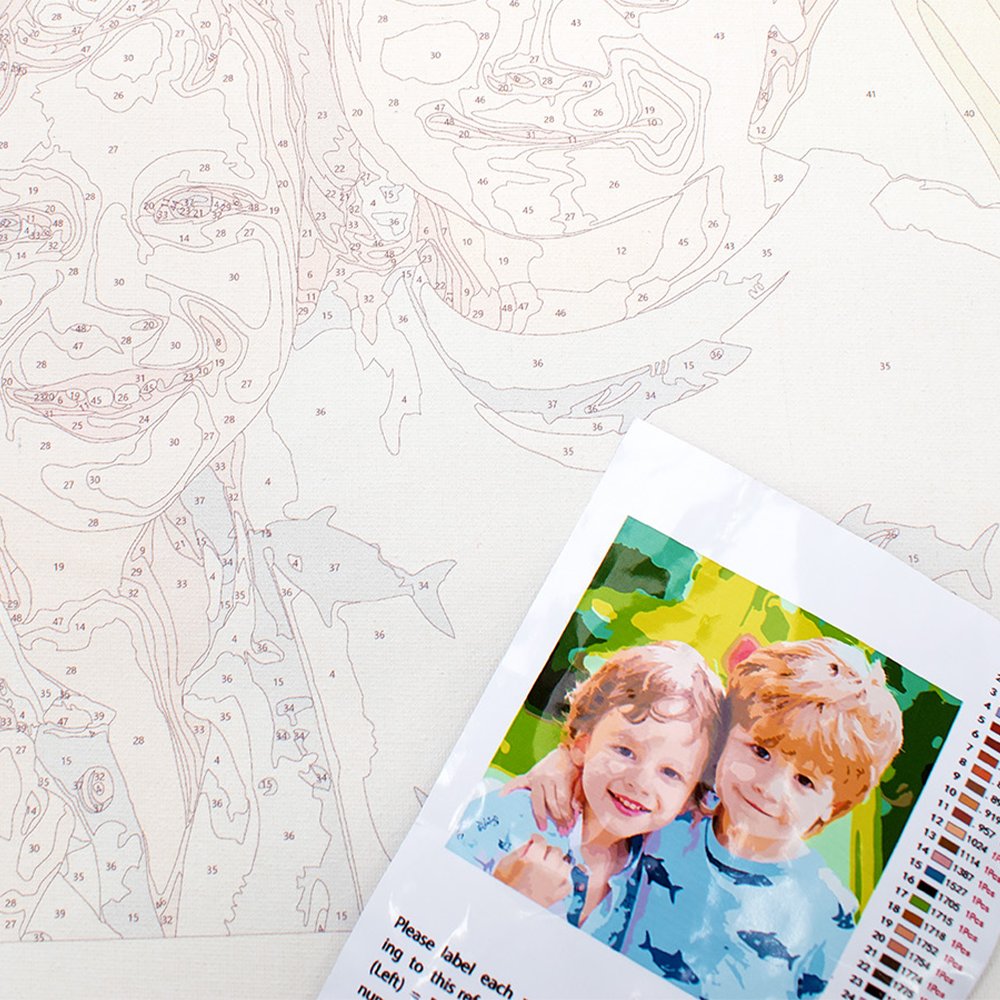 Schilderen op nummer eigen foto kopen? | Fotocadeau.nl!